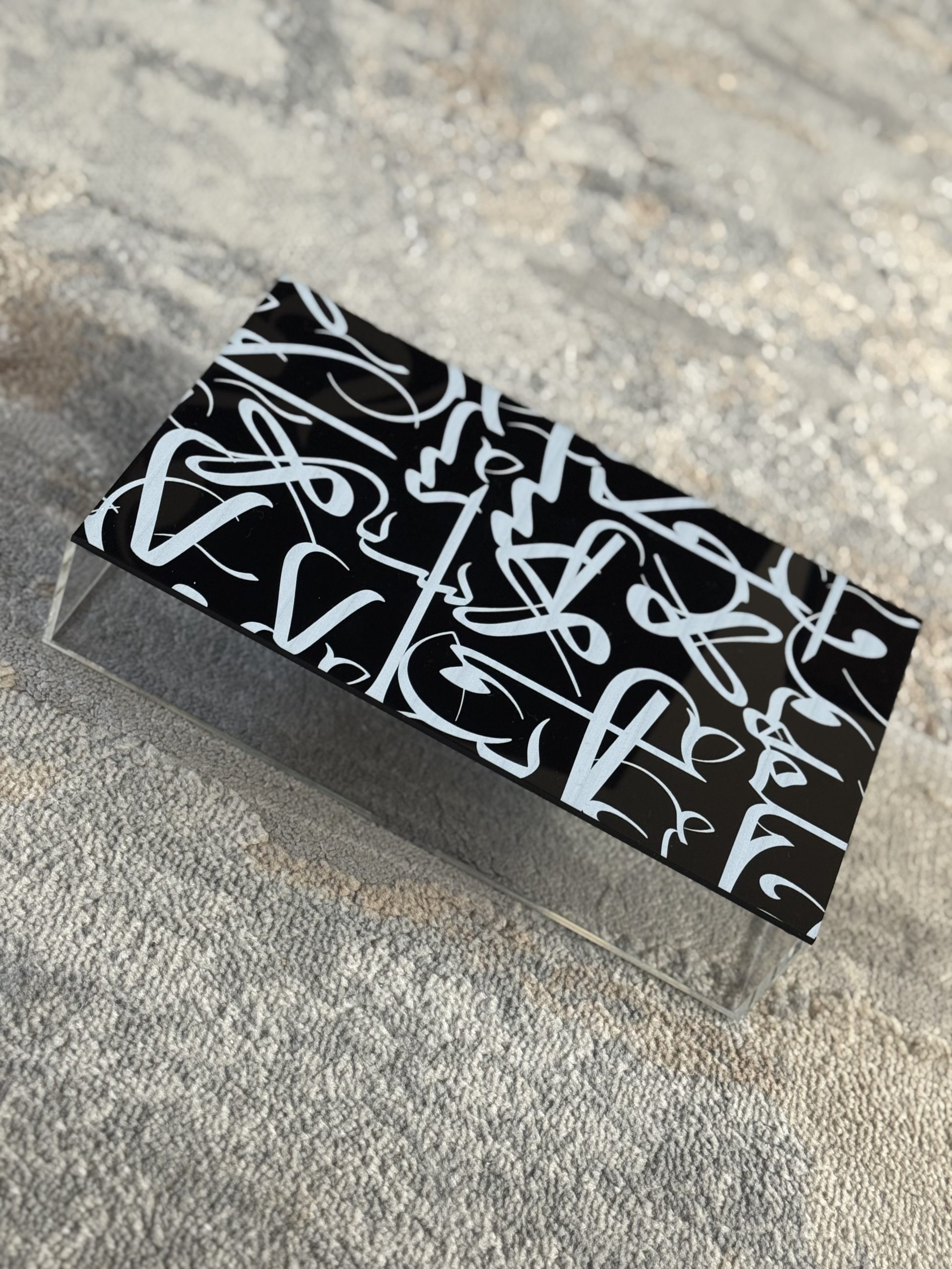 Large Perspex box- black | MADE