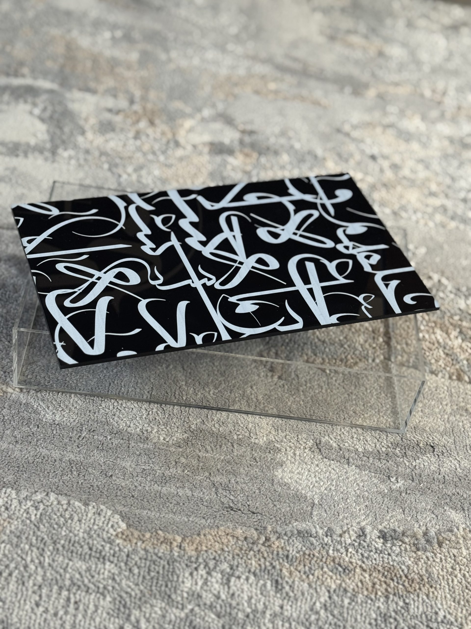 Large Perspex box- black | MADE
