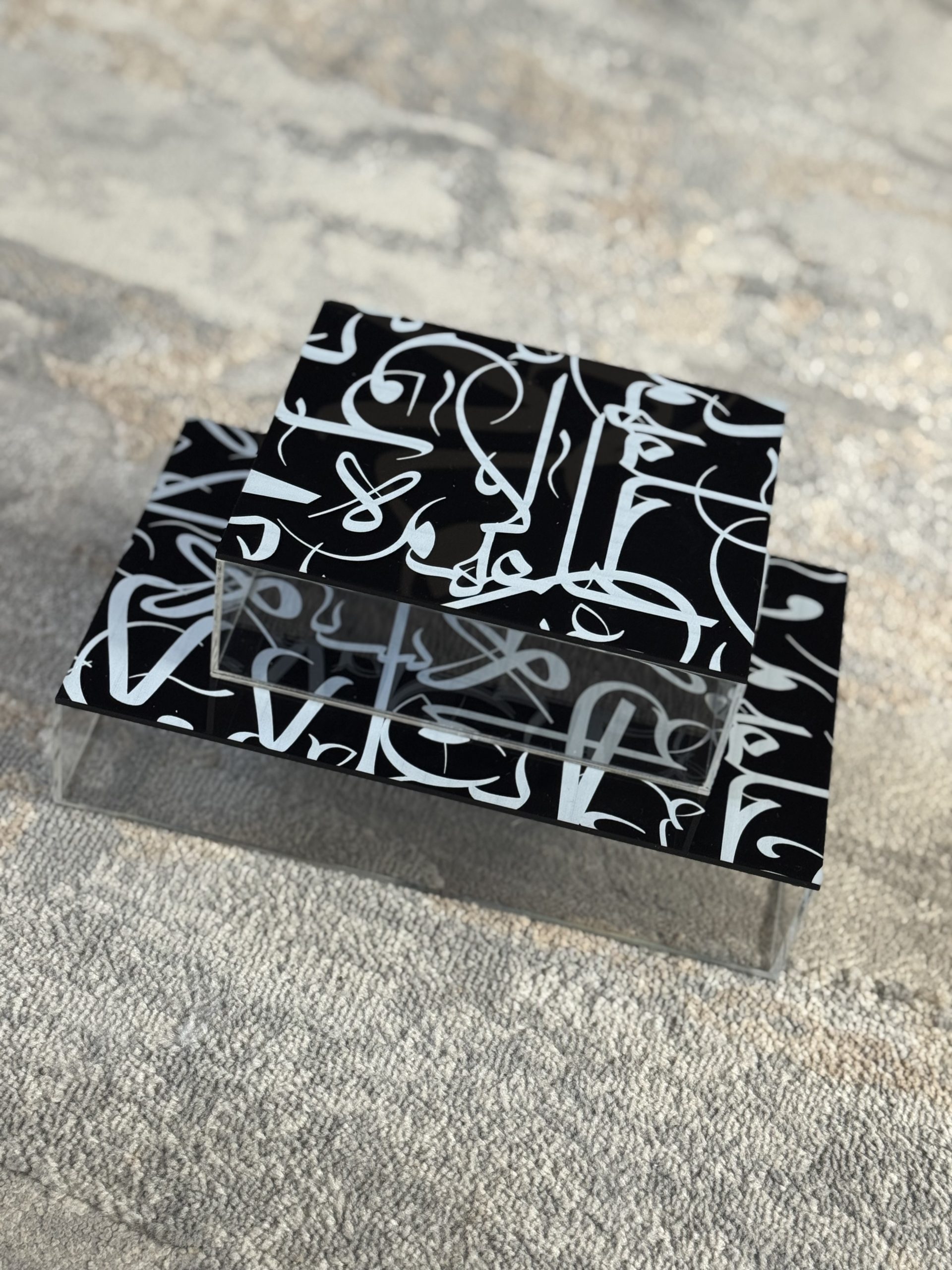 Large Perspex box- black | MADE